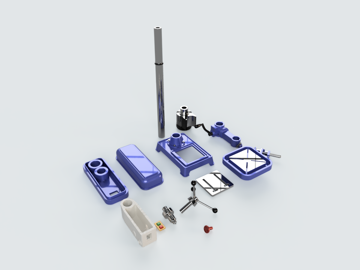 Søjleboremaskine byggesæt - Unit3D.dk