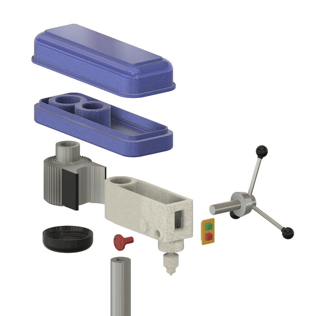 Søjleboremaskine byggesæt - Unit3D.dk