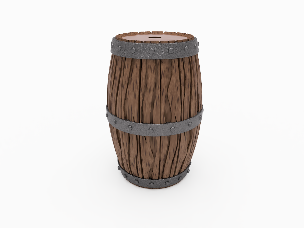 Trætønder (2 stk) - 1/87 - Unit3D.dk