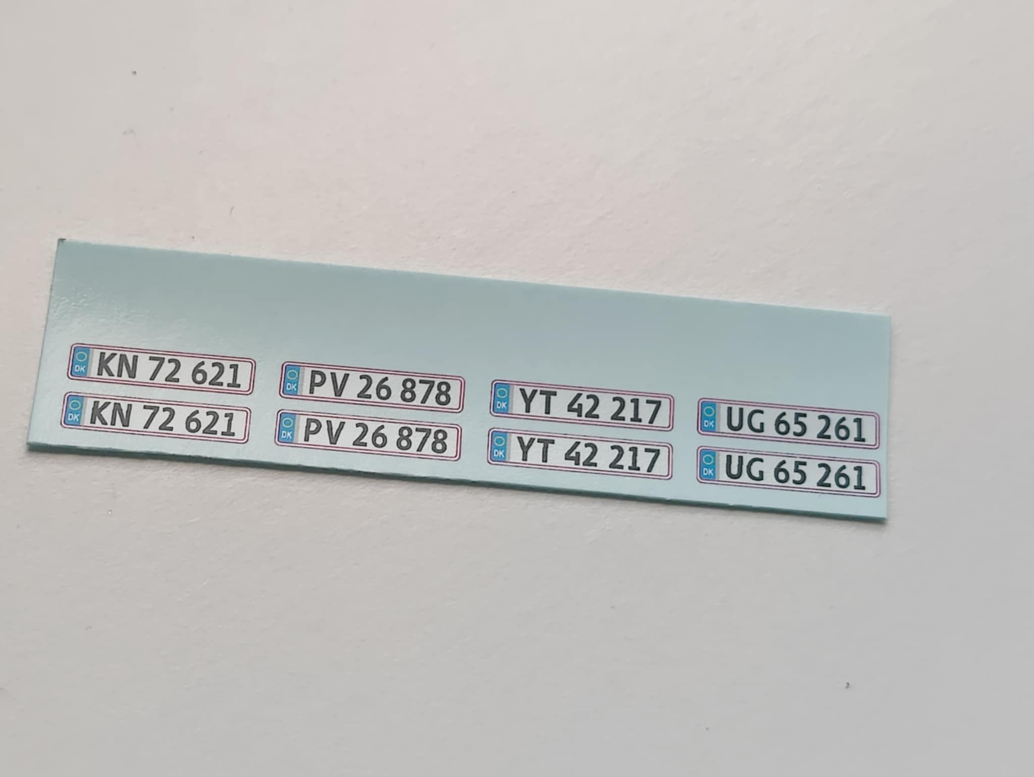 Danske EU nummerplader - 1/24-25 - Unit3D.dk