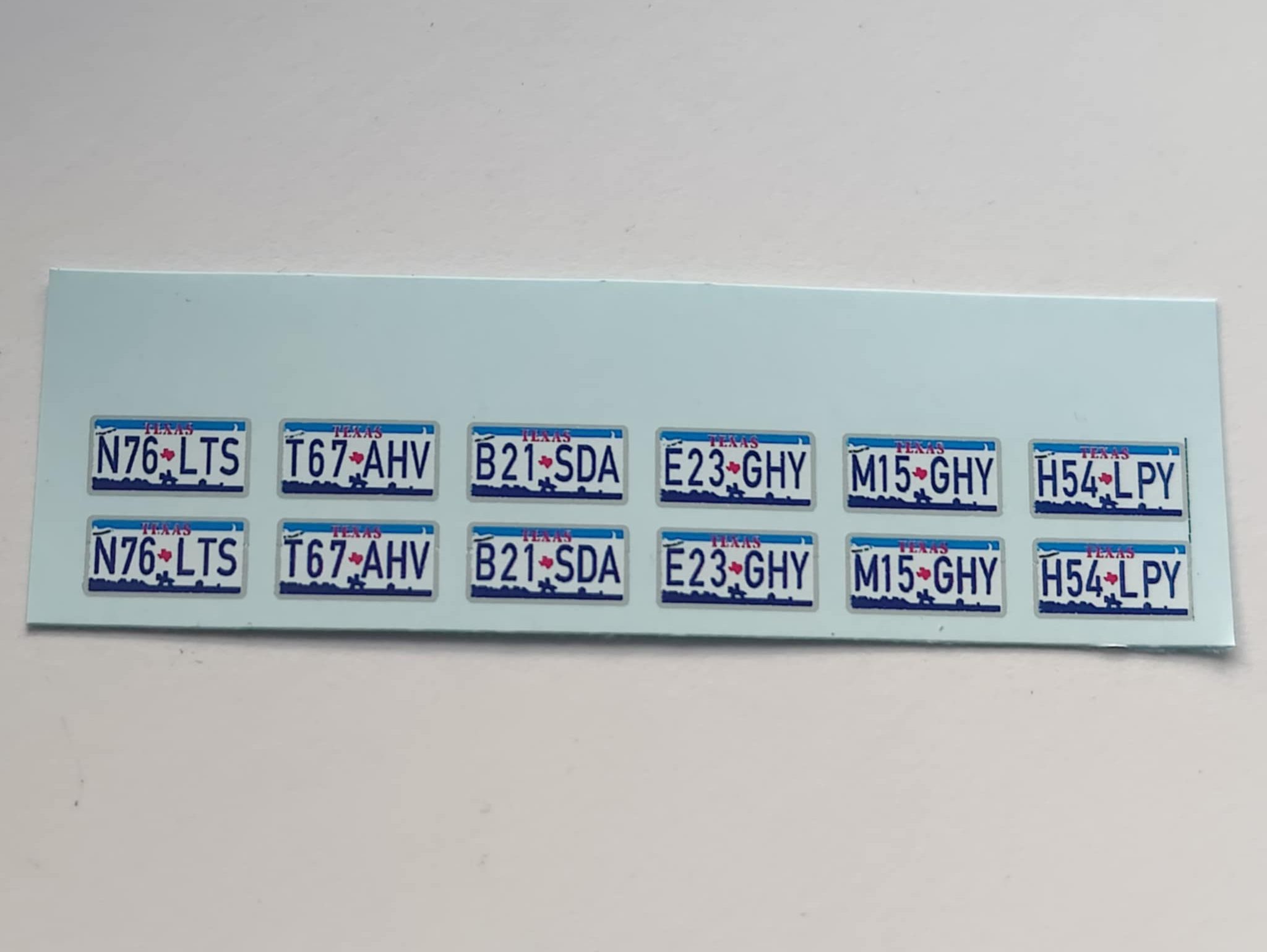 Texas nummerplader - 1/24-25 - Unit3D.dk