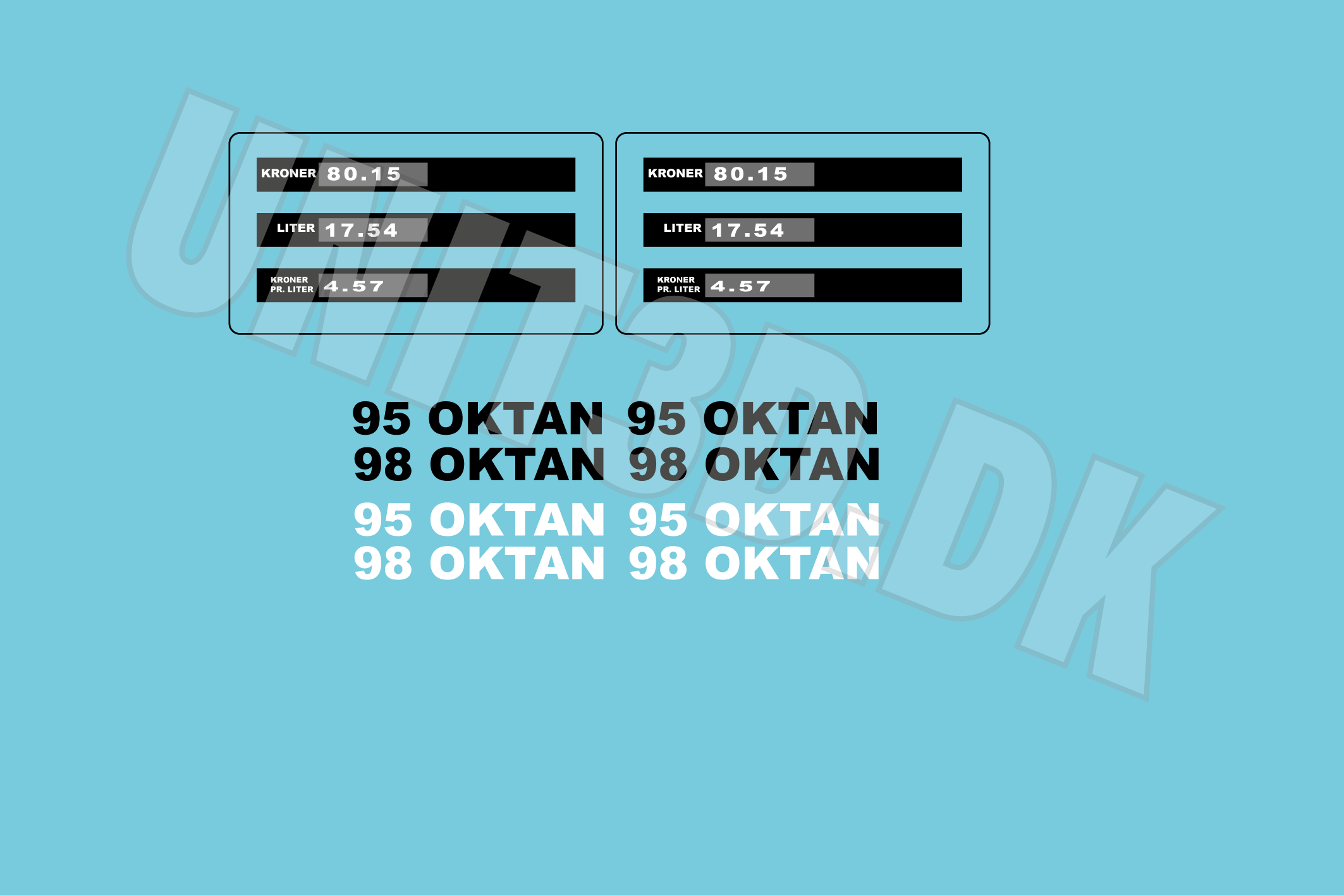 Retro tankstander – skala 1:24-25 - Unit3D.dk